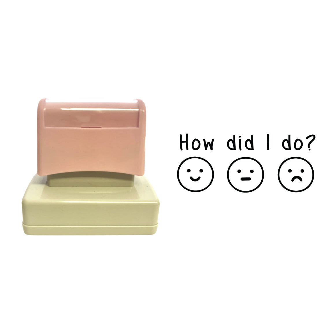 Pre-ink Teachers Stamp -How did I do self reflection – Stamps and Beyond